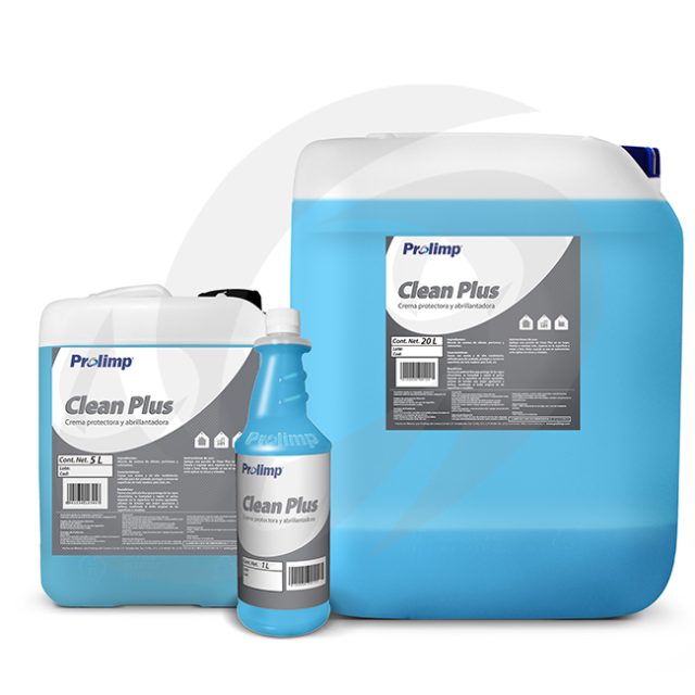 Clean Plus. Crema protectora y abrillantadora para superficies - Prolimp